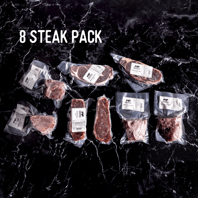 Buy Buffalo Steak Combo: An Assortment of Bison Steaks – Jackson Hole ...