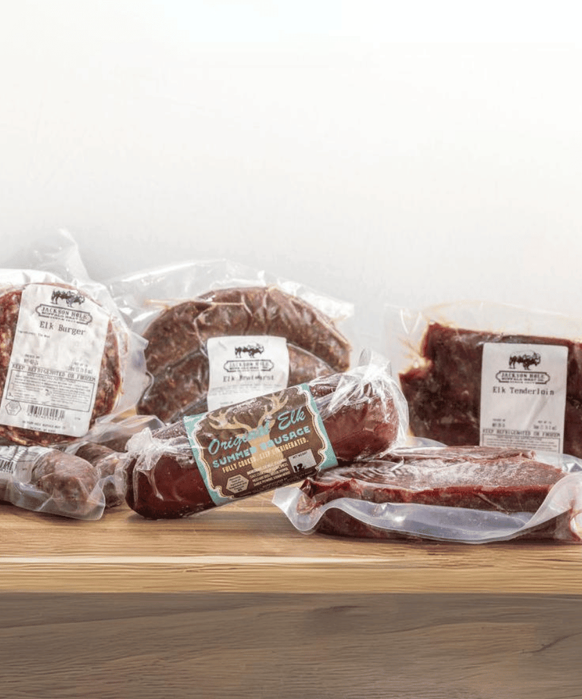 Elk Meat Steaks, Roasts, Sausages | Buy Online – Jackson Hole Buffalo Meat