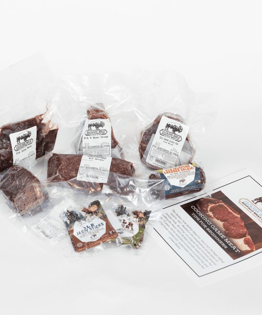 Elk Meat Steaks, Roasts, Sausages | Buy Online – Jackson Hole Buffalo Meat