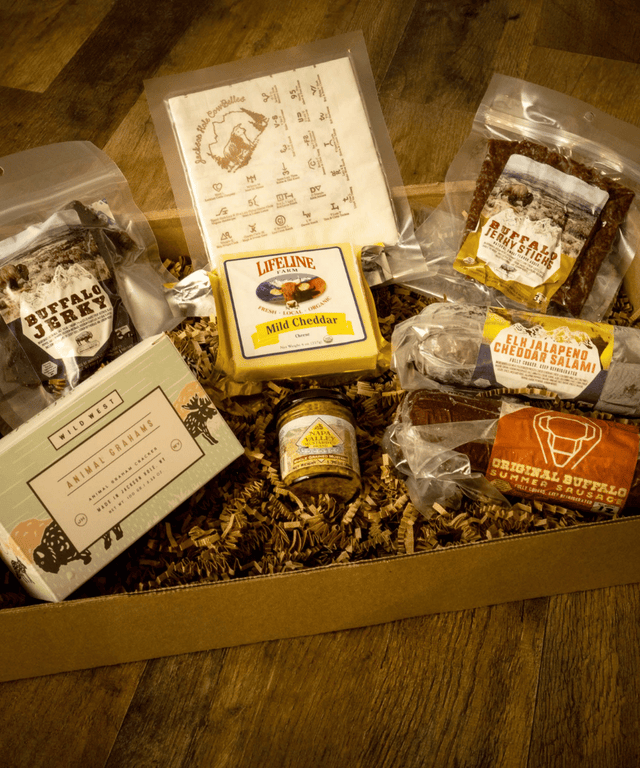 Meat & Cheese Gift Box | Bison & Elk Basket Delivery – Jackson Hole ...