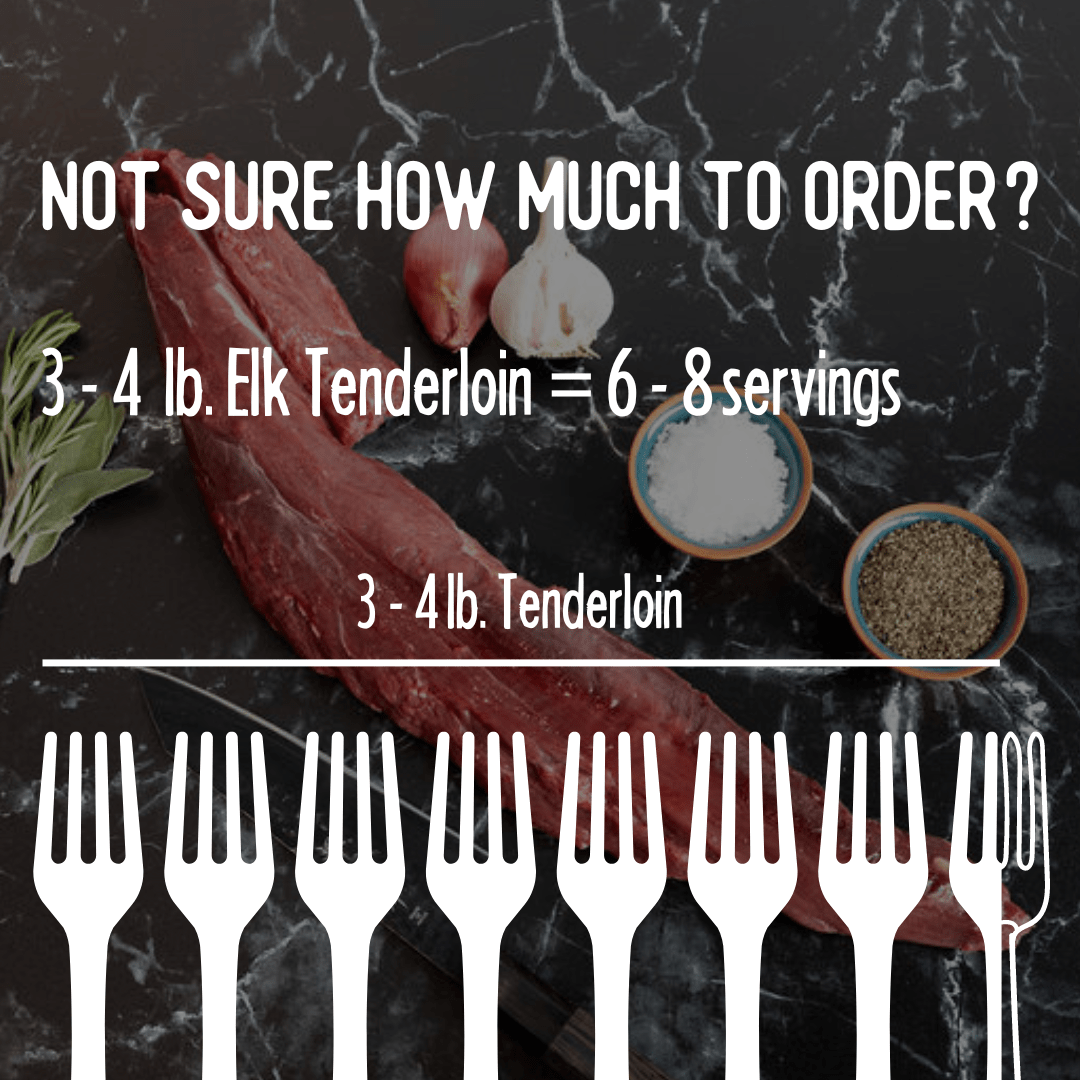 Buy Rocky Mountain Elk Tenderloin | North American Elk – Jackson Hole ...