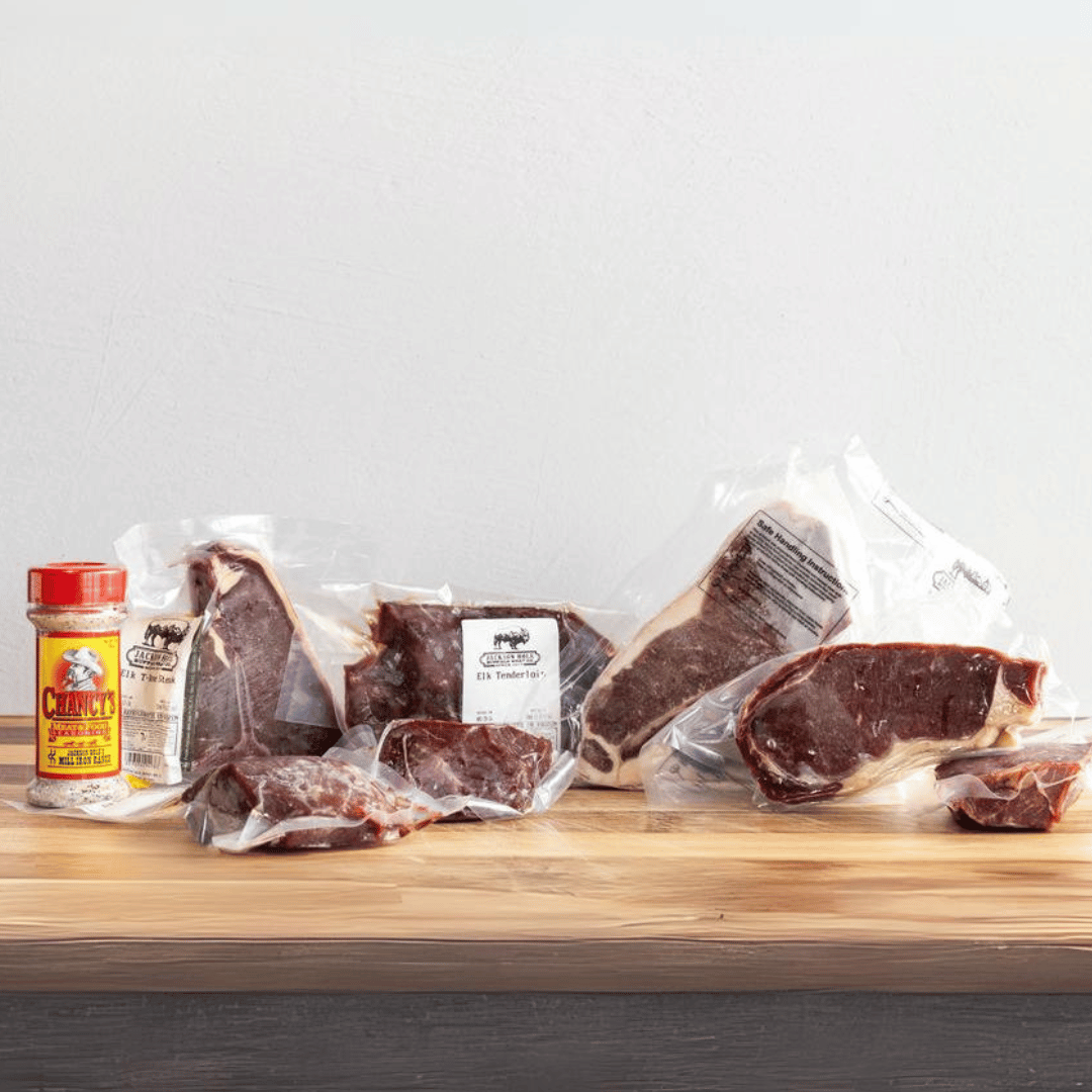 Bison & Elk Steakhouse Box: Large Provides Bison Meat Free Shipping ...