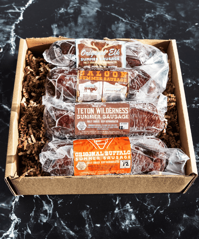 Meat & Cheese Gift Box | Bison & Elk Basket Delivery – Jackson Hole ...