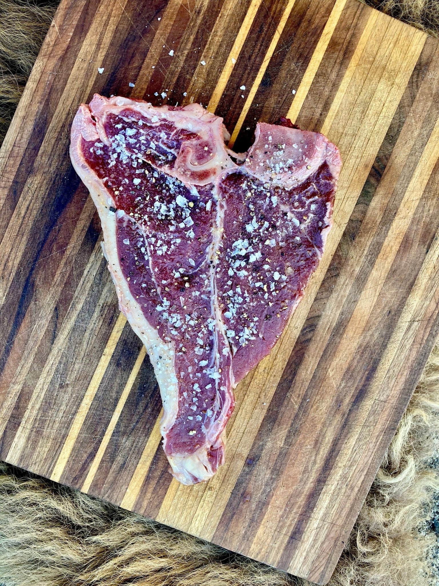 Buffalo T-Bone Cowboy Steak: Bison Steak for Sale Online or In Store ...