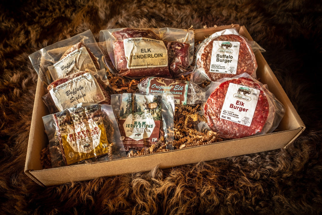 Buffalo & Elk Big Game Butcher's Box – Jackson Hole Buffalo Meat