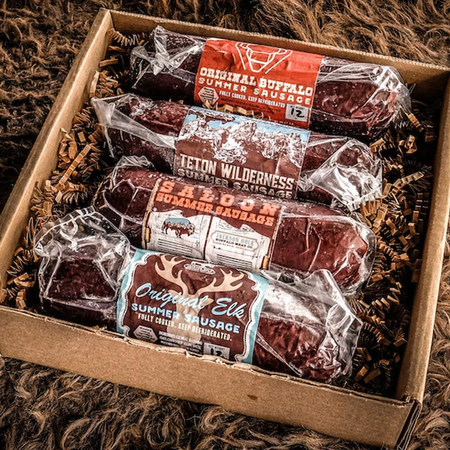 Summer Sausage Sampler: Our Summer Sausage Gift Basket – Jackson Hole ...